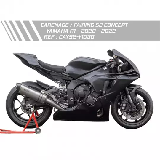 S2 Concept Yamaha R1 20> Racing Fairing Complete Set – T&E Racing